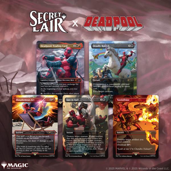 Magic Secret Lair Marvel : Deadpool – Les contrées du jeu